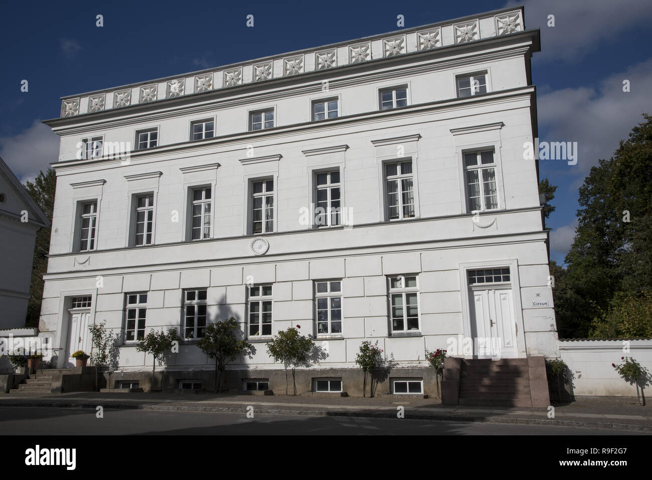 Built from 1810 the town Putbus on Rügen island in northeastern Germany ...