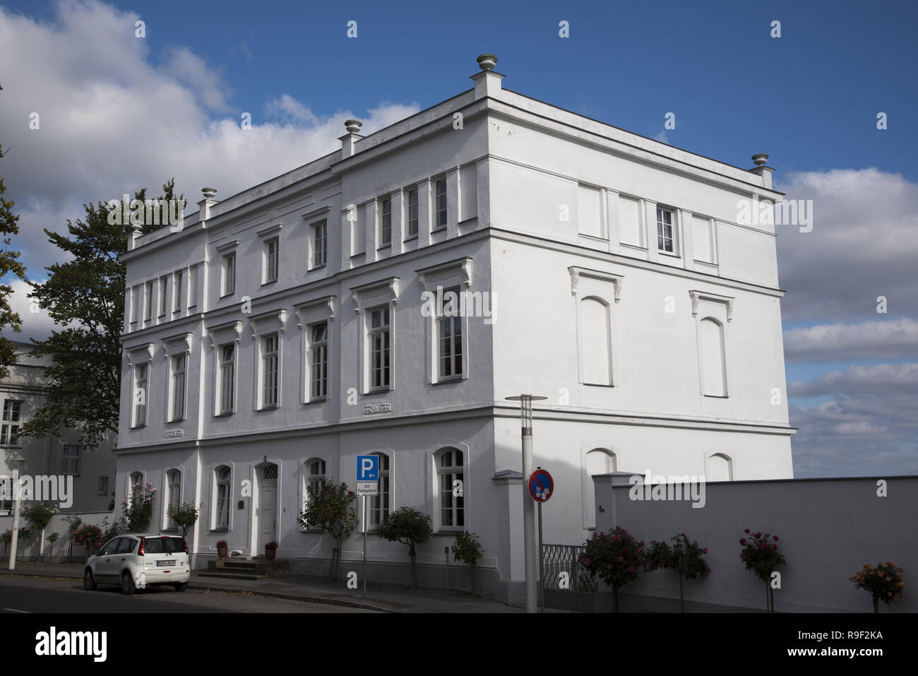Built from 1810 the town Putbus on Rügen island in northeastern Germany ...