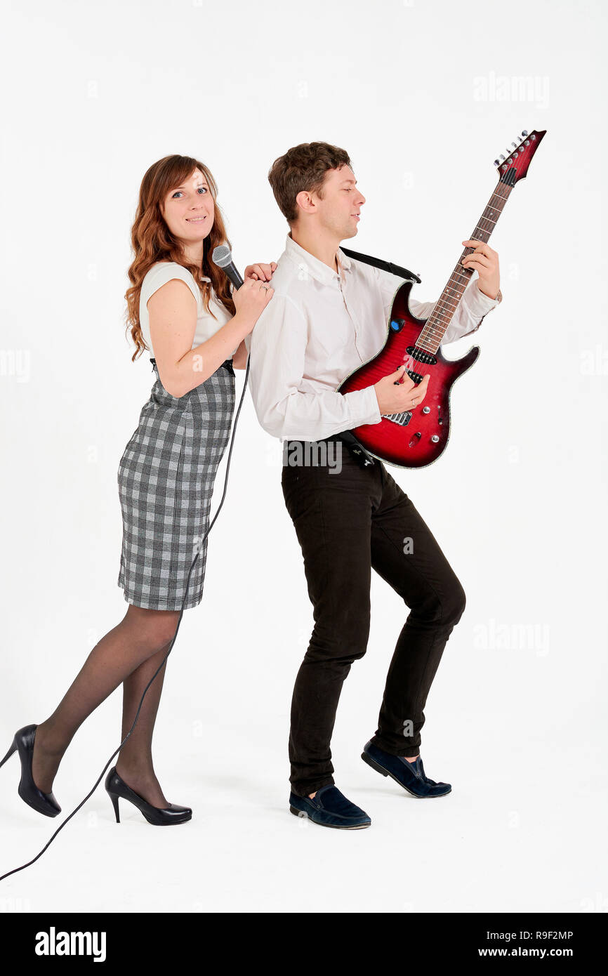 Singing female duo duet hi-res stock photography and images - Alamy