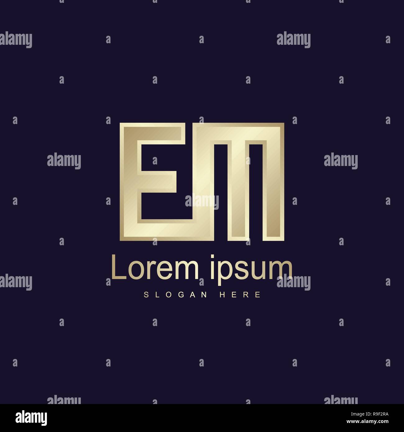 Em Logo High Resolution Stock Photography and Images - Alamy
