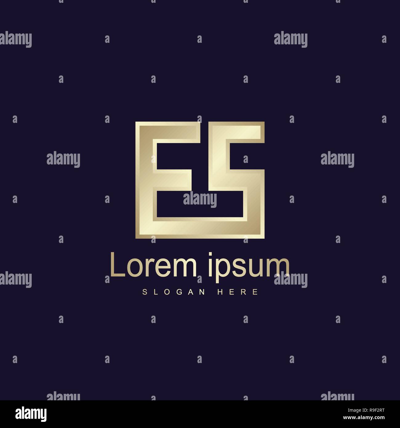 Es logo hi-res stock photography and images - Alamy