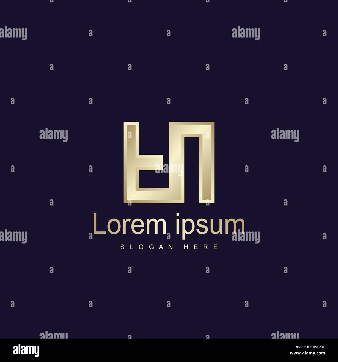 Fn letters Stock Vector Images - Alamy