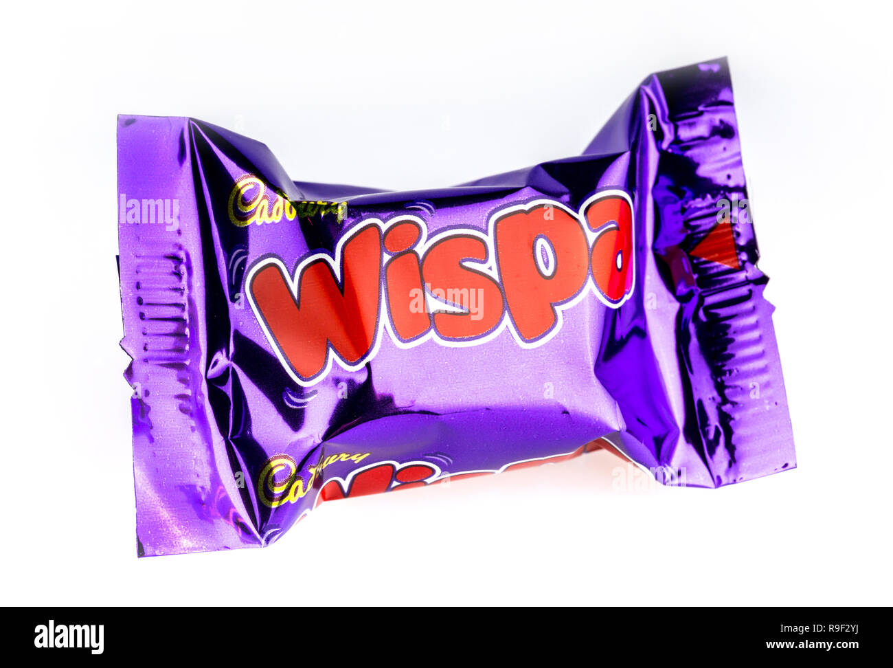 Wispa Cadburys Heroes chocolate on a white background Stock Photo - Alamy