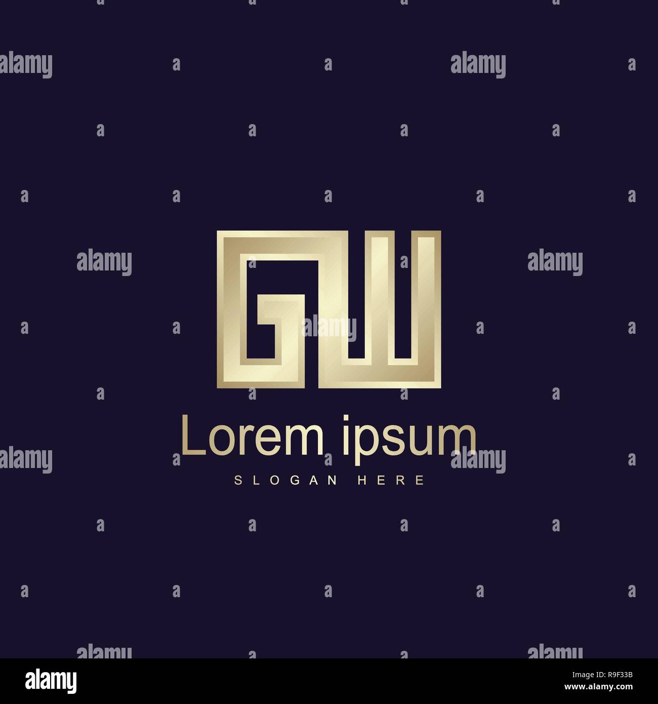 Gw logo hi-res stock photography and images - Alamy