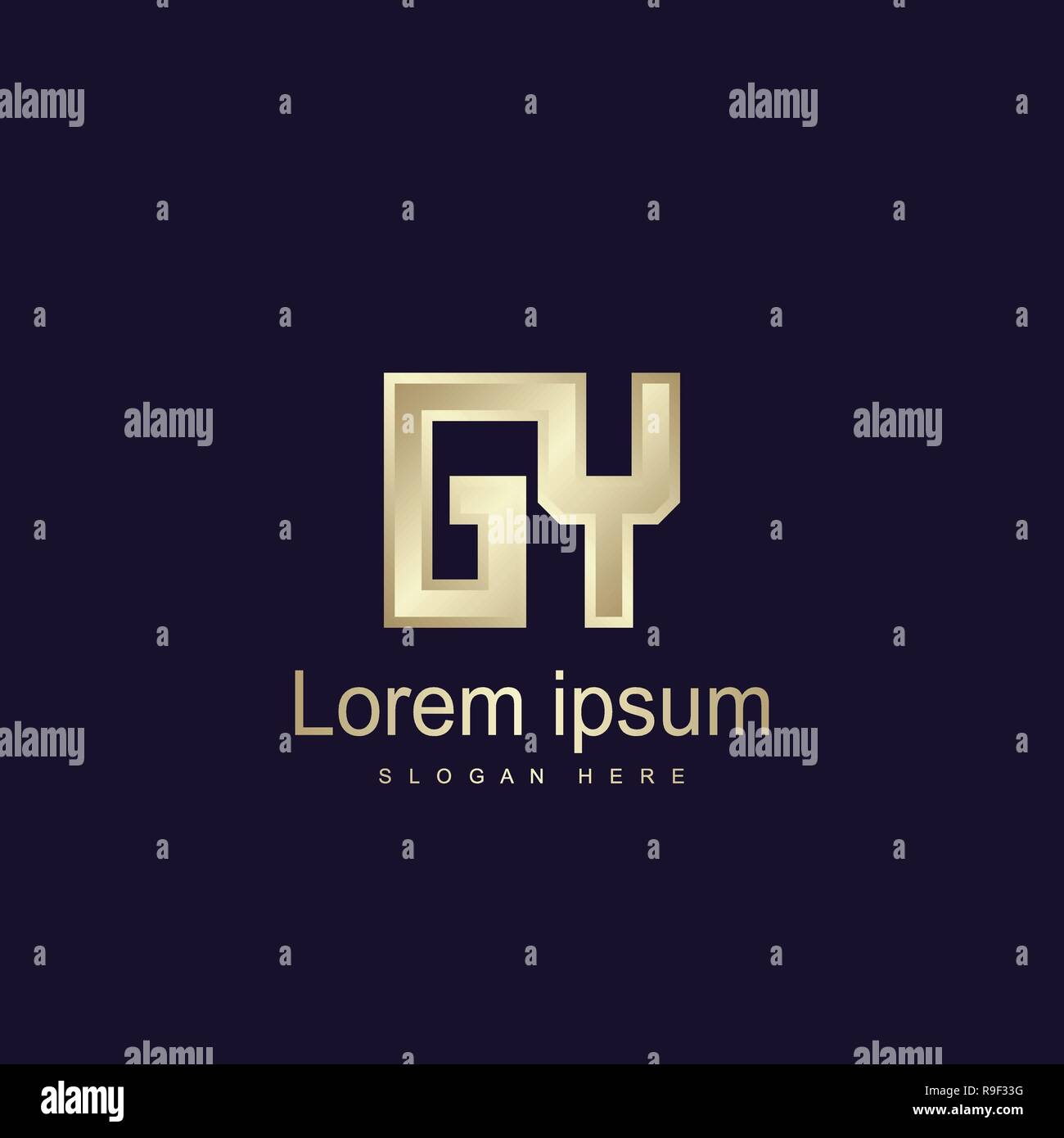 Yb letters Stock Vector Images - Alamy