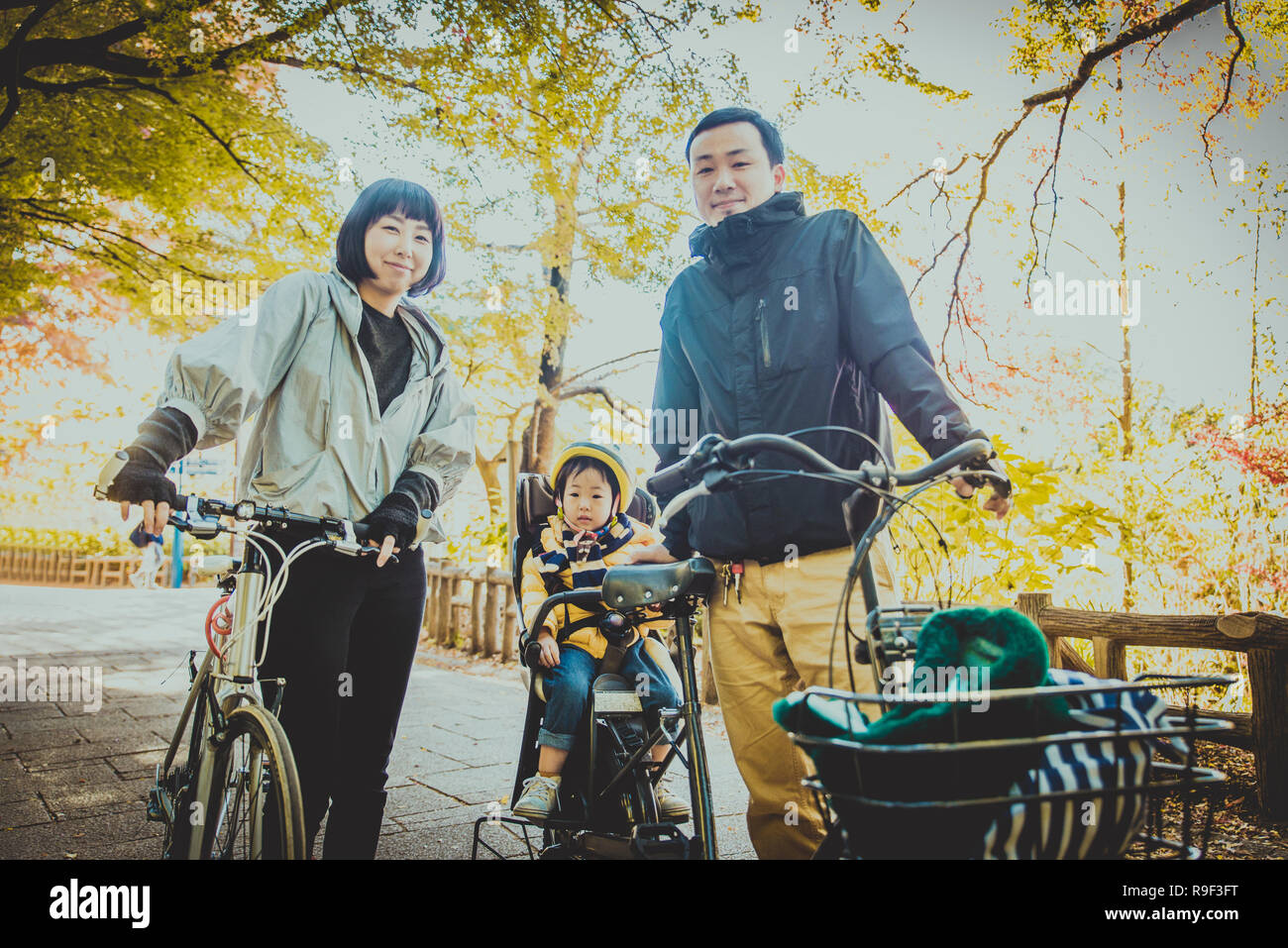 Happy and playful japanese family in a park in Tokyo Stock Photo - Alamy