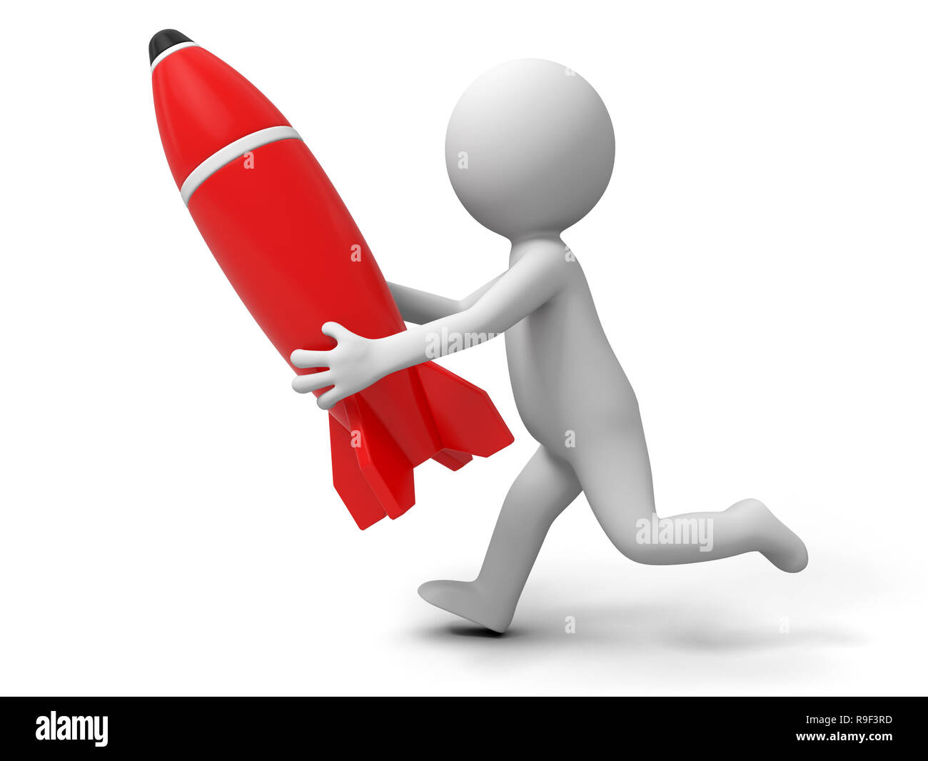 a man embracing a bomb Stock Photo - Alamy