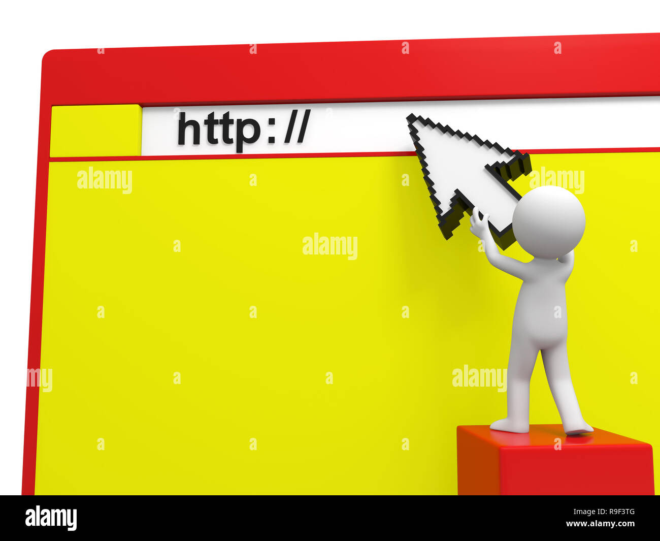 Man using pointer hi-res stock photography and images - Alamy