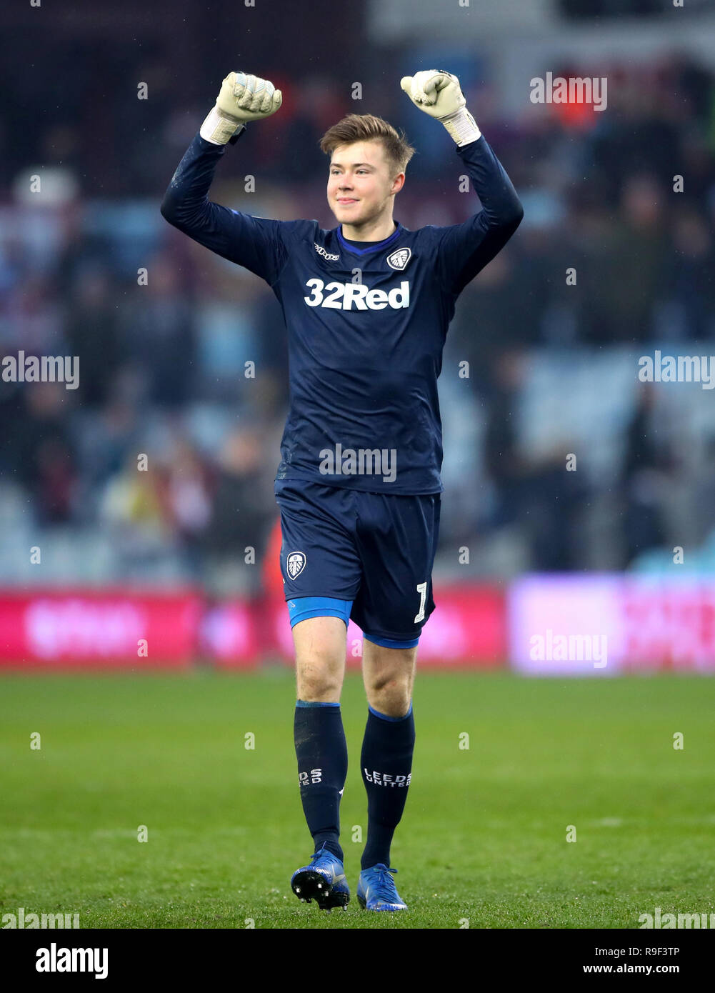 Leeds united goalkeeper bailey peacock farrell celebrates hi-res stock ...