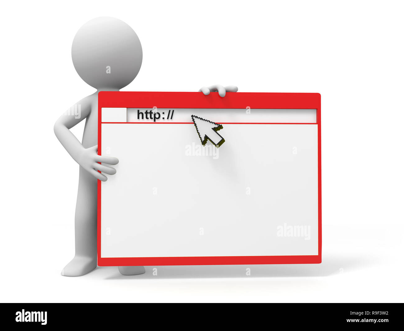 Mouse cursor 3d hi-res stock photography and images - Alamy