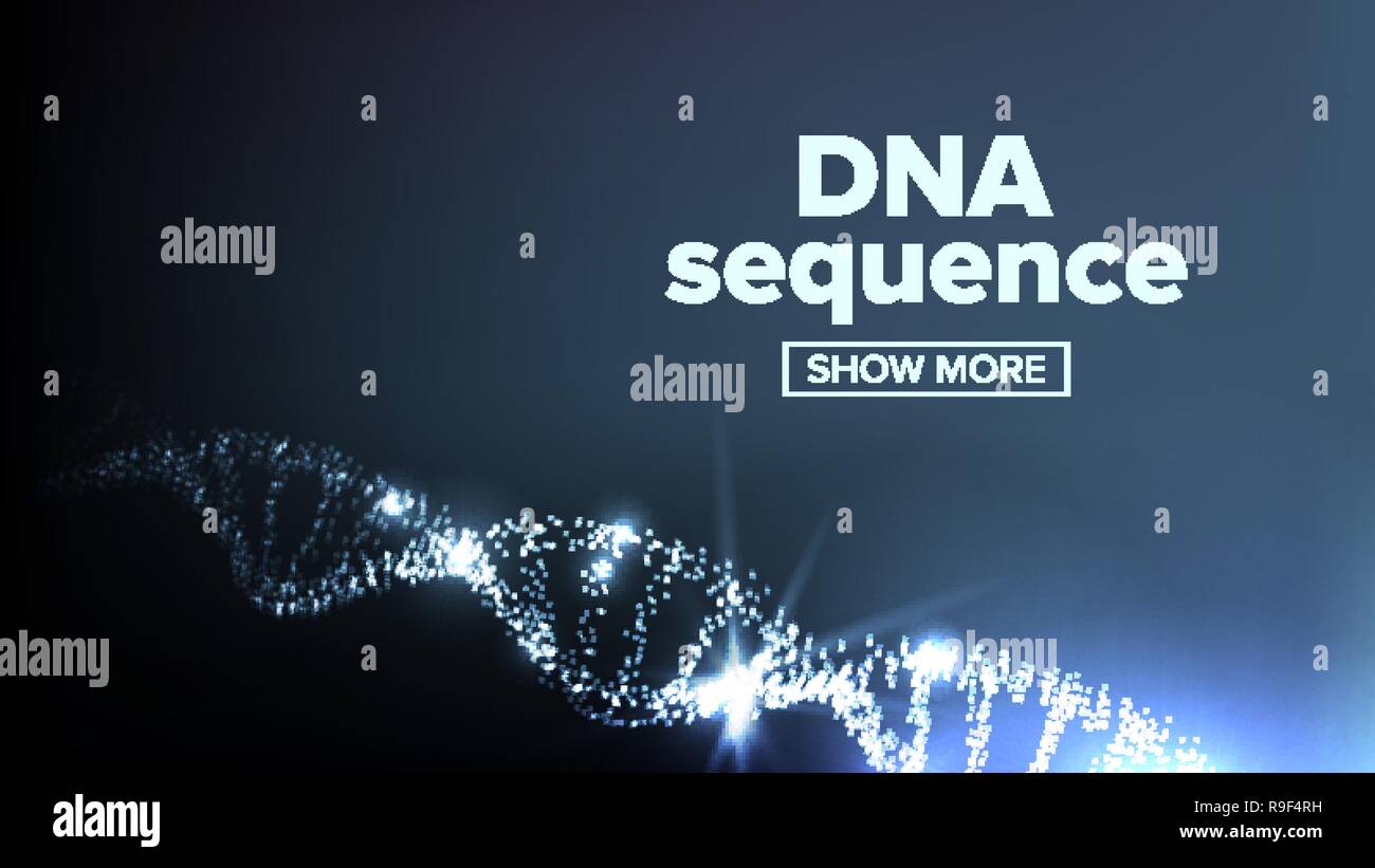 White dna strand blue background Stock Vector Images - Alamy