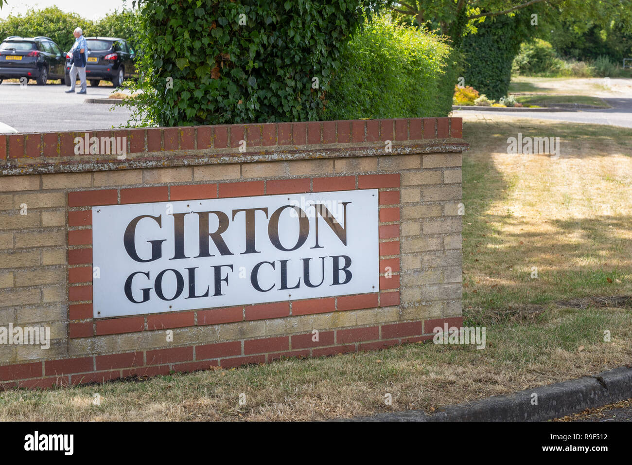 Girton Golf club Sign, Cottenham, Cambridgeshire , UK Stock Photo - Alamy
