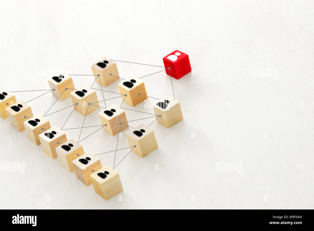 abstract photo of connectivity concept, Linking entities, Hierarchy and HR Stock Photo - Alamy