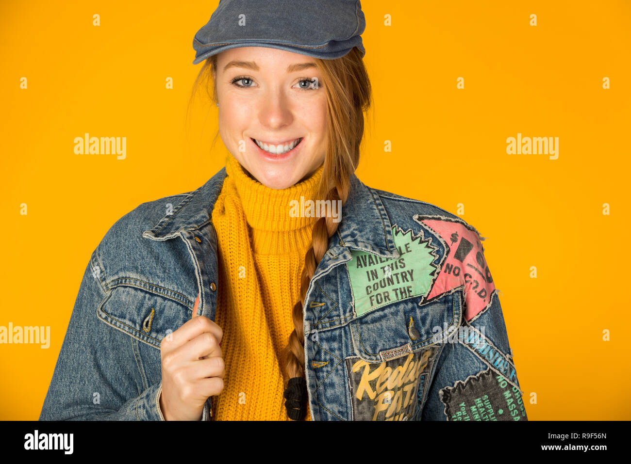 Portrait of pretty woman in a studio for a beauty session - Beautiful ...
