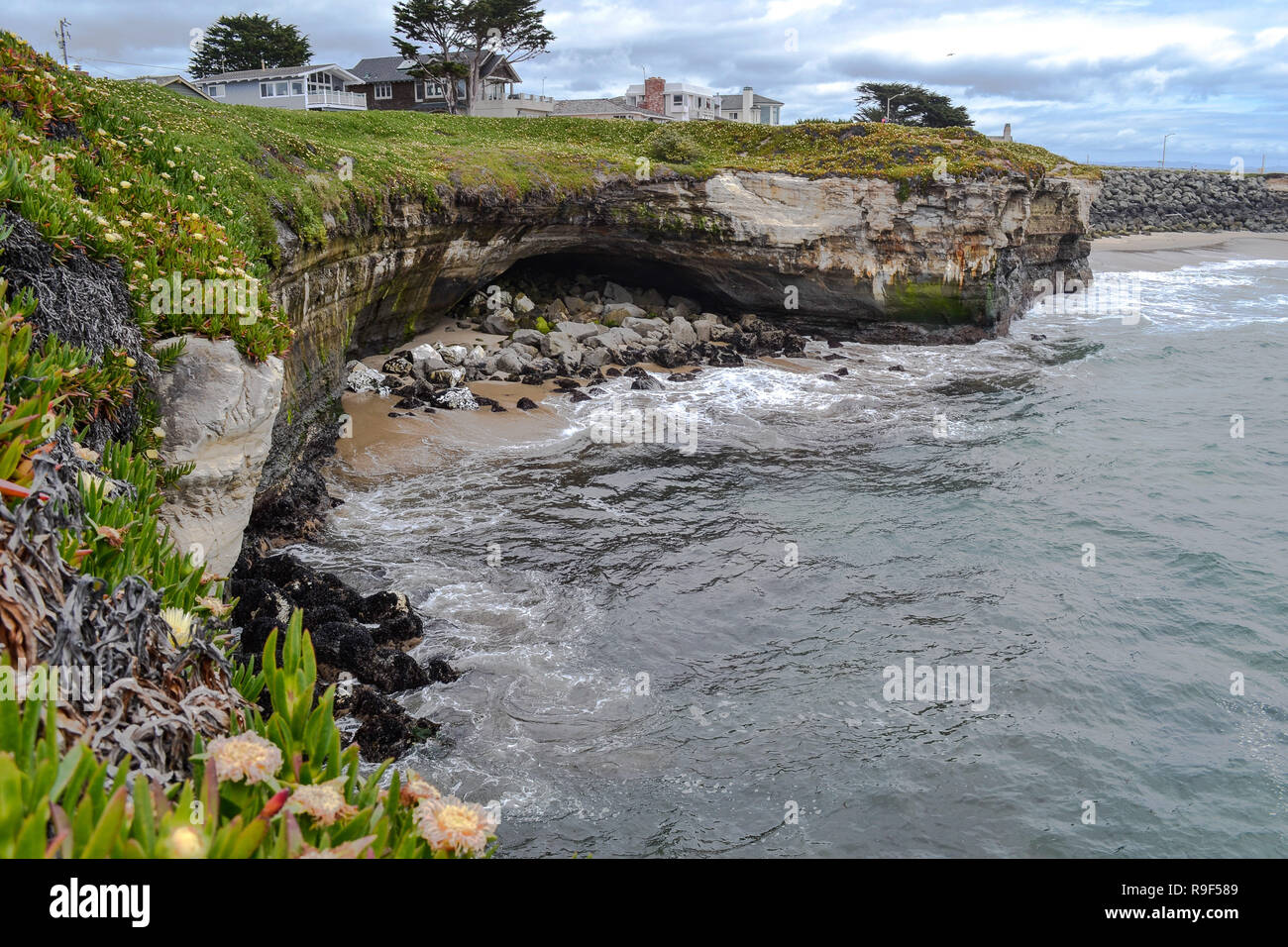 Stunning ocean views in Santa Cruz California Stock Photo - Alamy