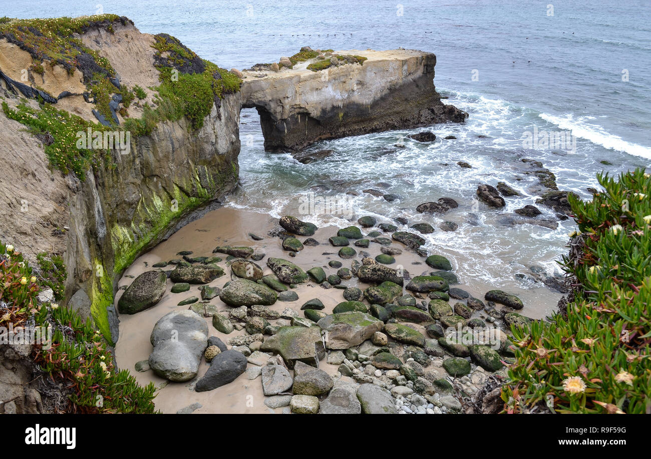Stunning ocean views in Santa Cruz California Stock Photo - Alamy