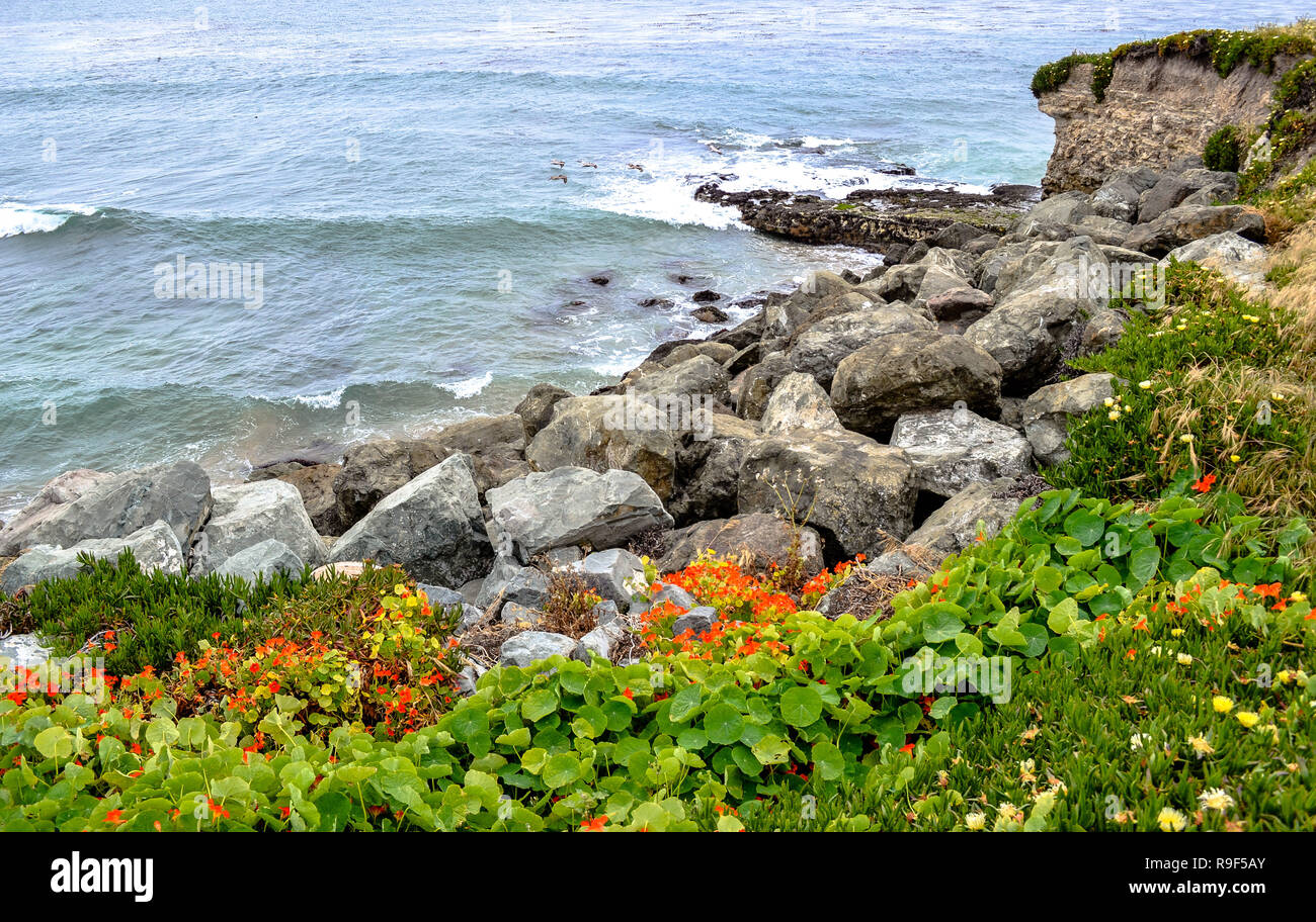 Stunning ocean views in Santa Cruz California Stock Photo - Alamy