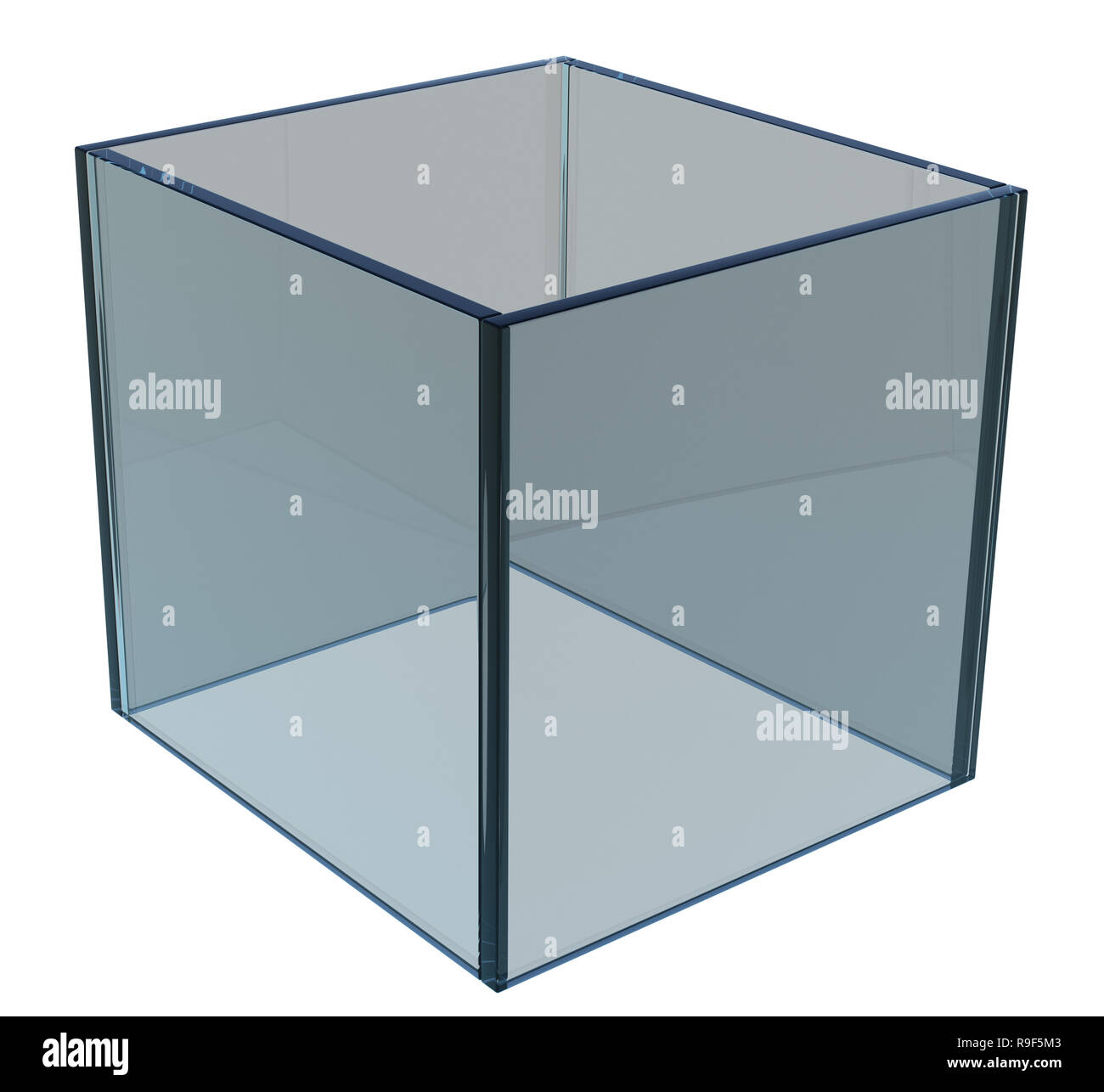 3d illustration empty glass showcase hi-res stock photography and ...