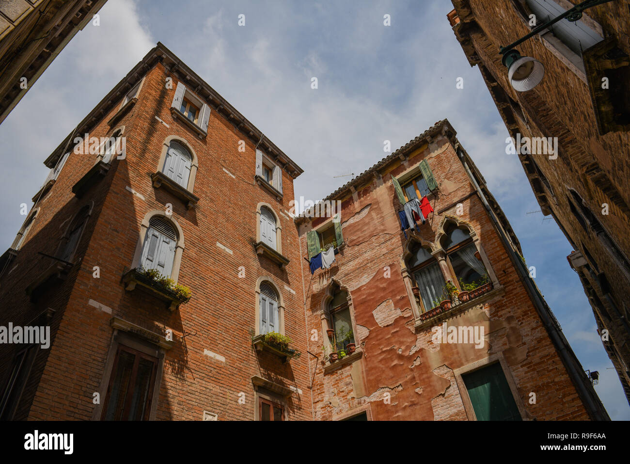 Venice typical windows and architecture Stock Photo - Alamy