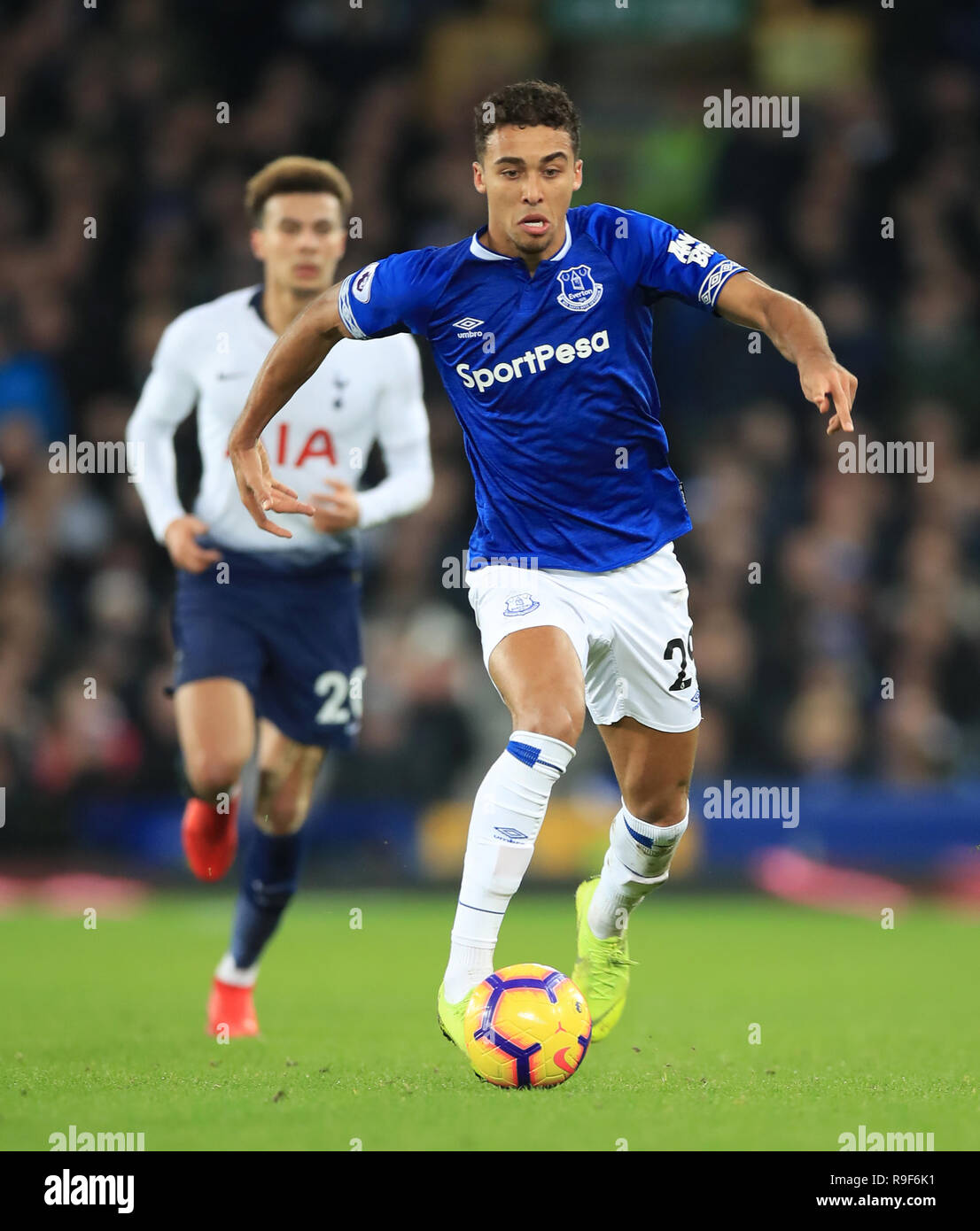Everton's Dominic Calvert-Lewin during the Premier League match at ...