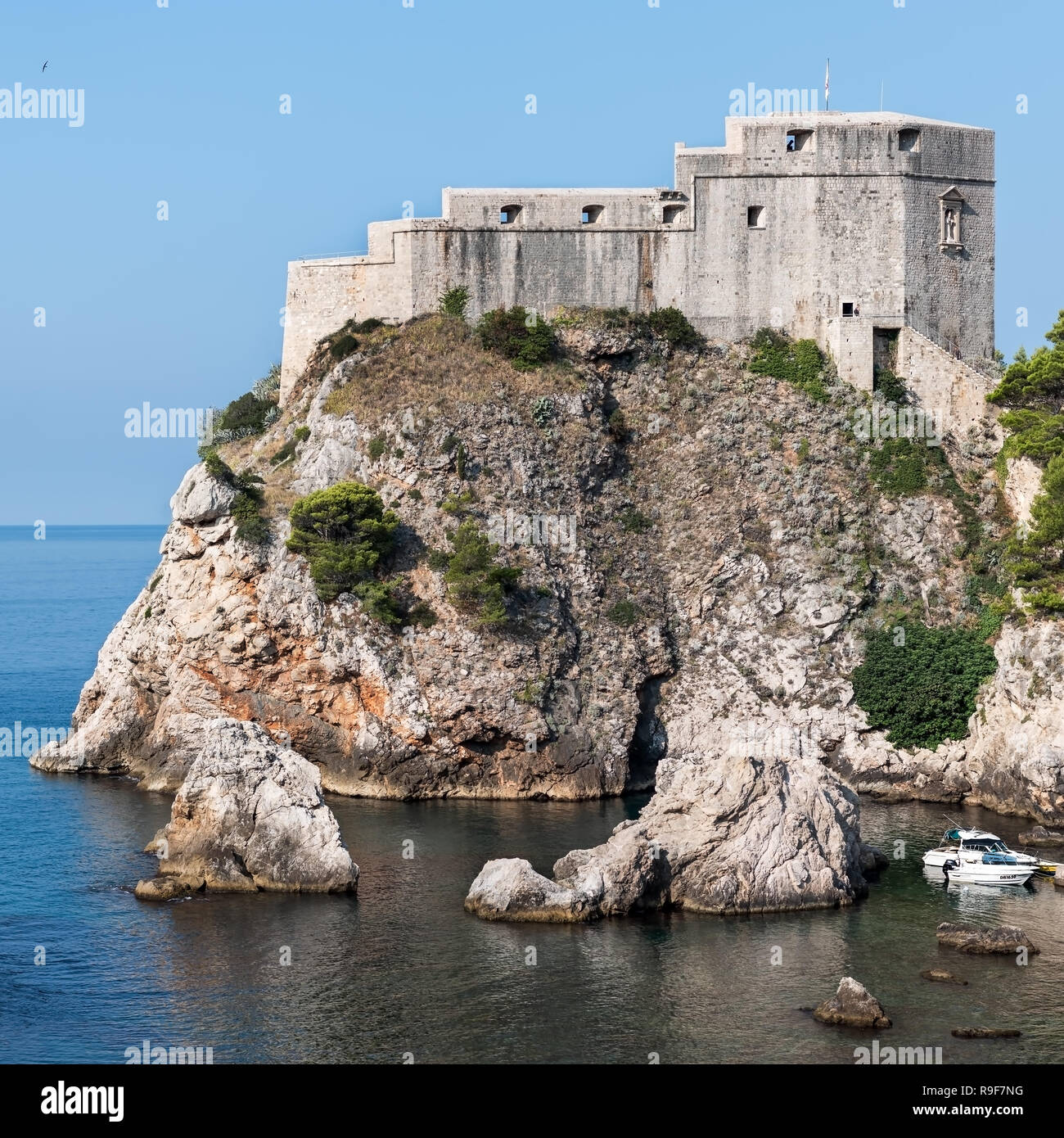 Fortress in Dubrovnik, Croatia, used as the Red Keep in Game of Thrones ...