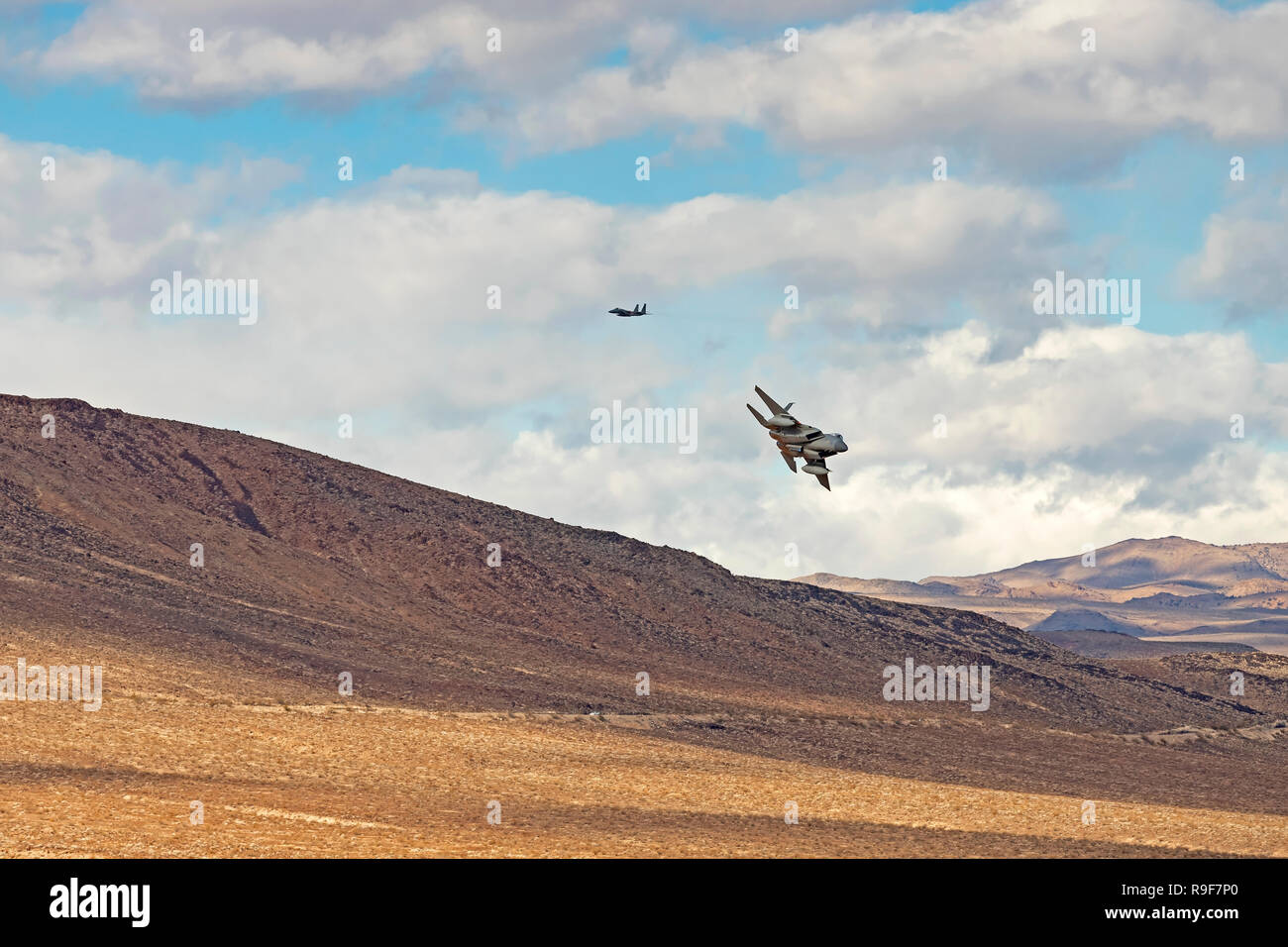 Jet F-15 Eagle training at Star Wars Canyon Jedi Transition in the ...