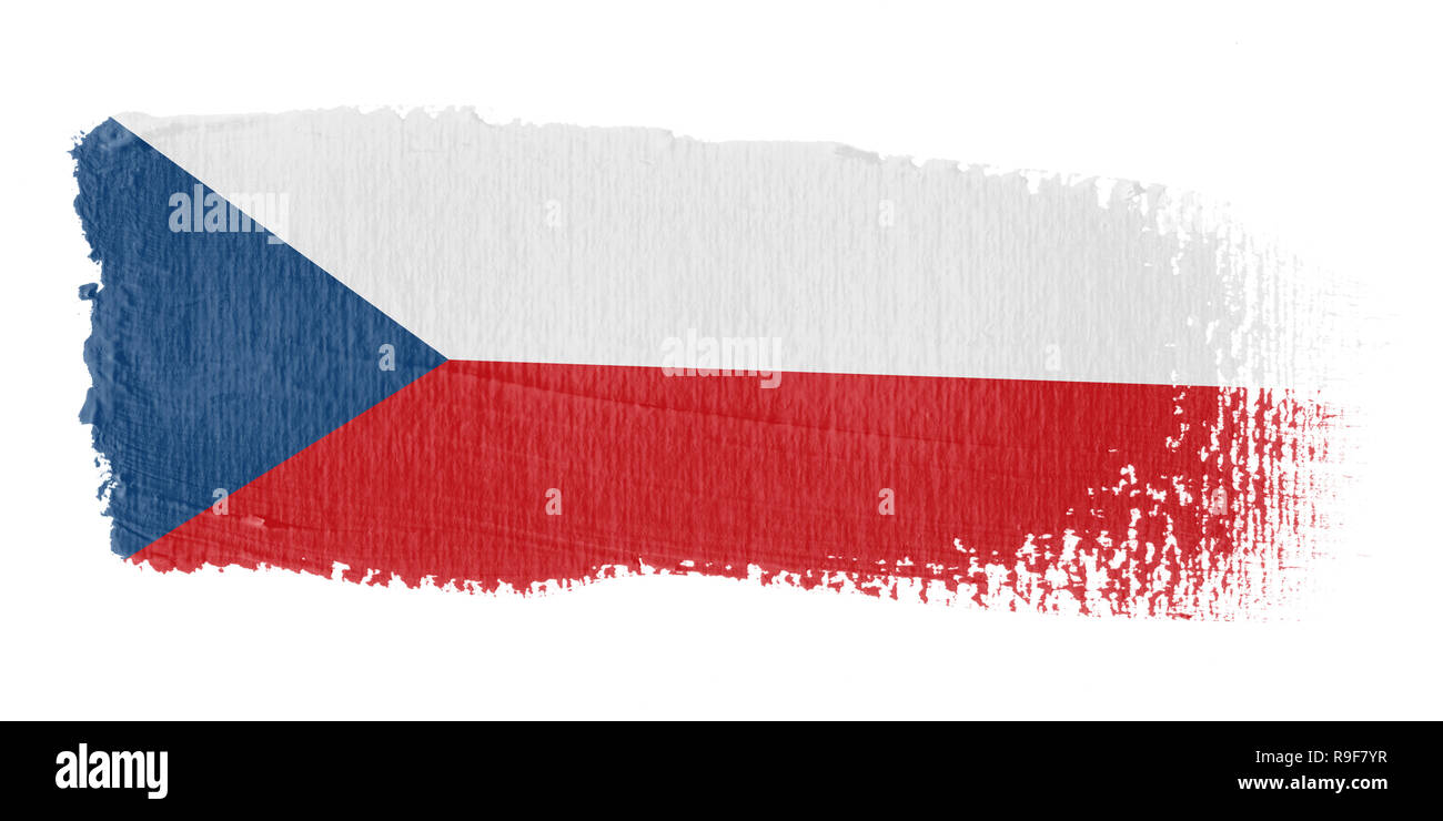 Grunge czech republic flag hi-res stock photography and images - Alamy