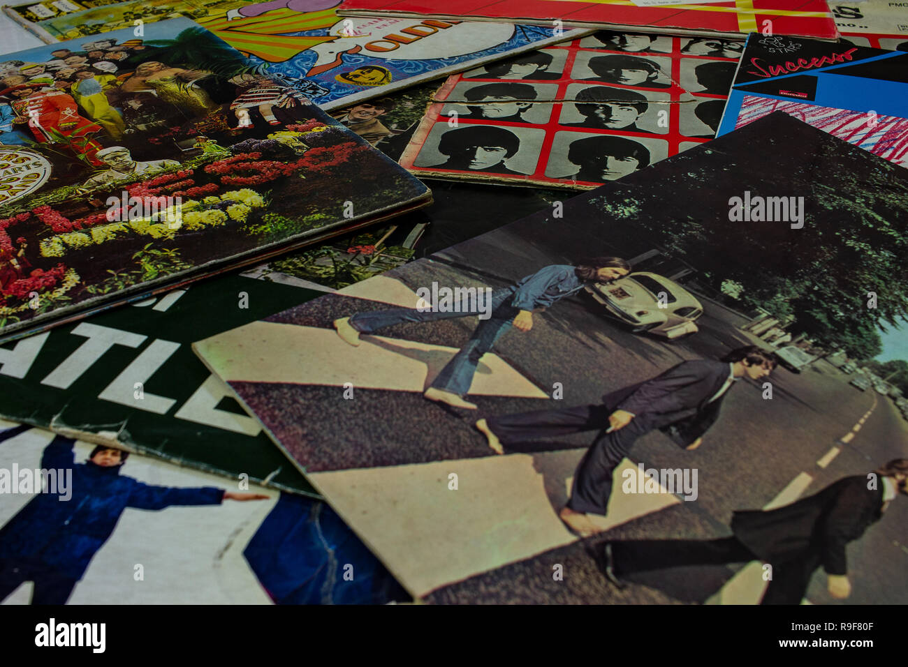 The beatles abbey road album cover hi-res stock photography and images ...