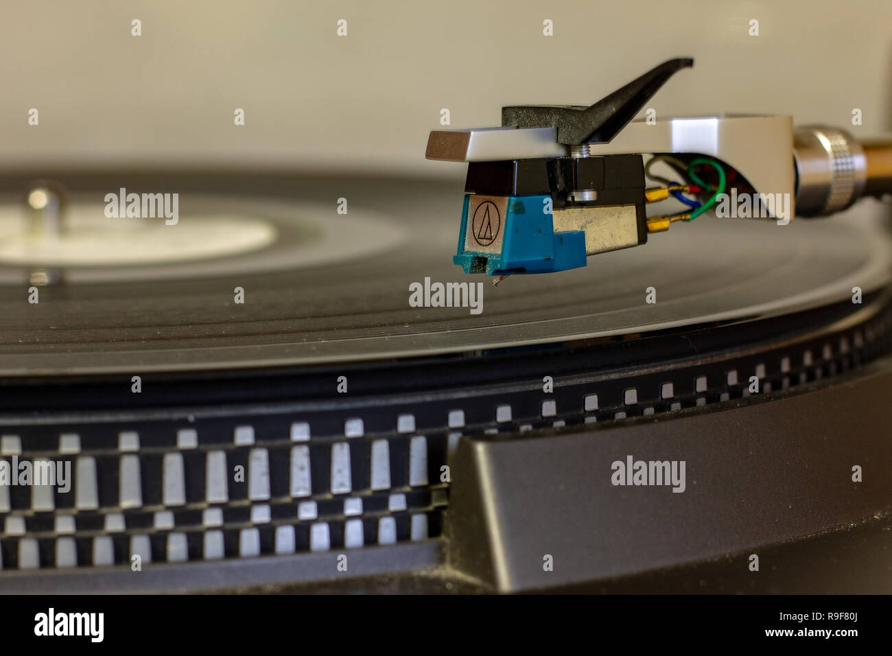 An old record player that still works and can read music from vinyl ...