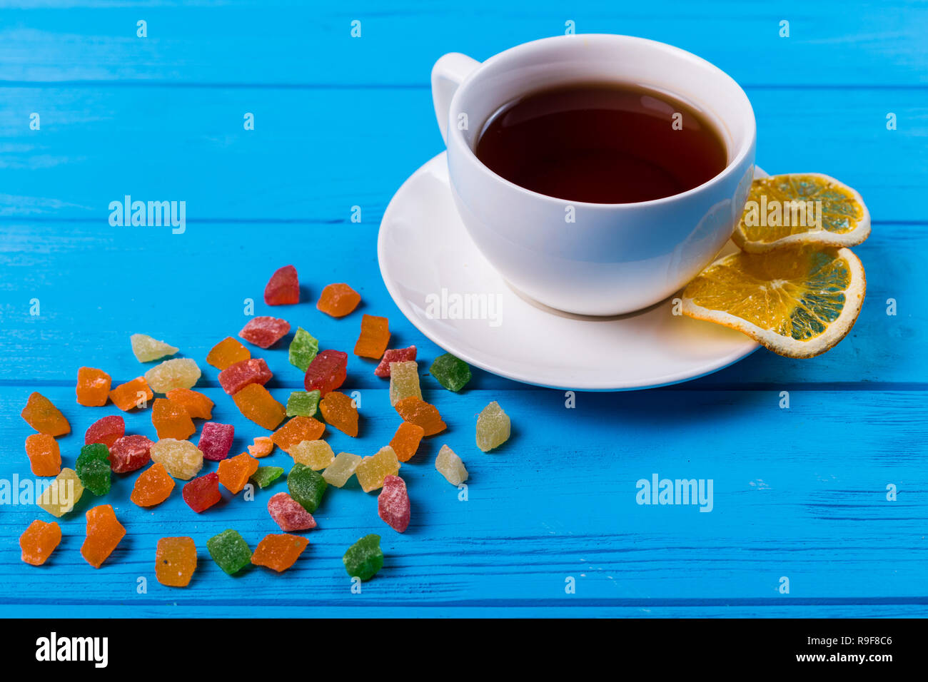 Feminine flat lay tea hi-res stock photography and images - Alamy