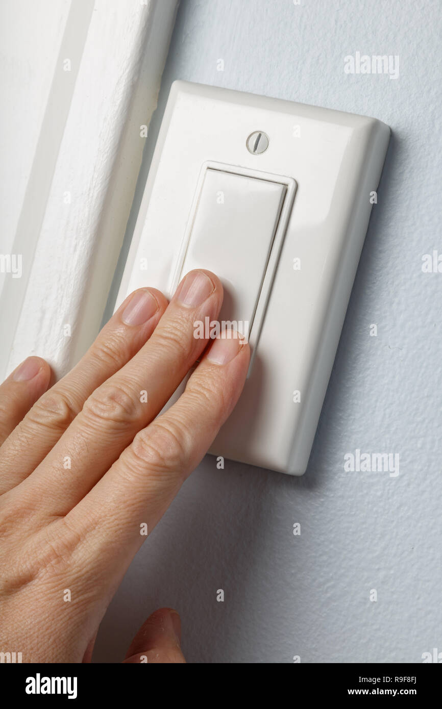 Turn off light switch hi-res stock photography and images - Alamy