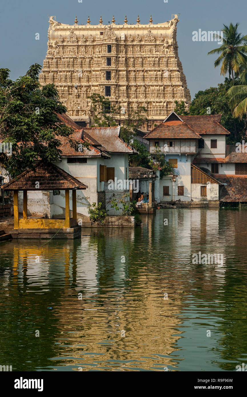 Sri padmanabhaswamy temple pond hi-res stock photography and images - Alamy