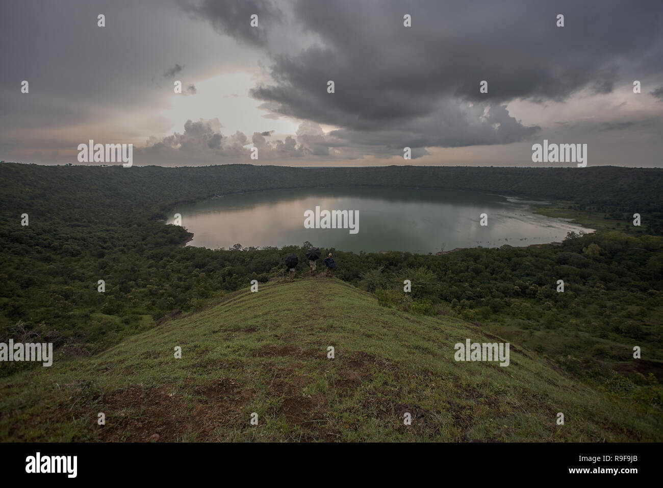 Lonar lake maharashtra hi-res stock photography and images - Alamy