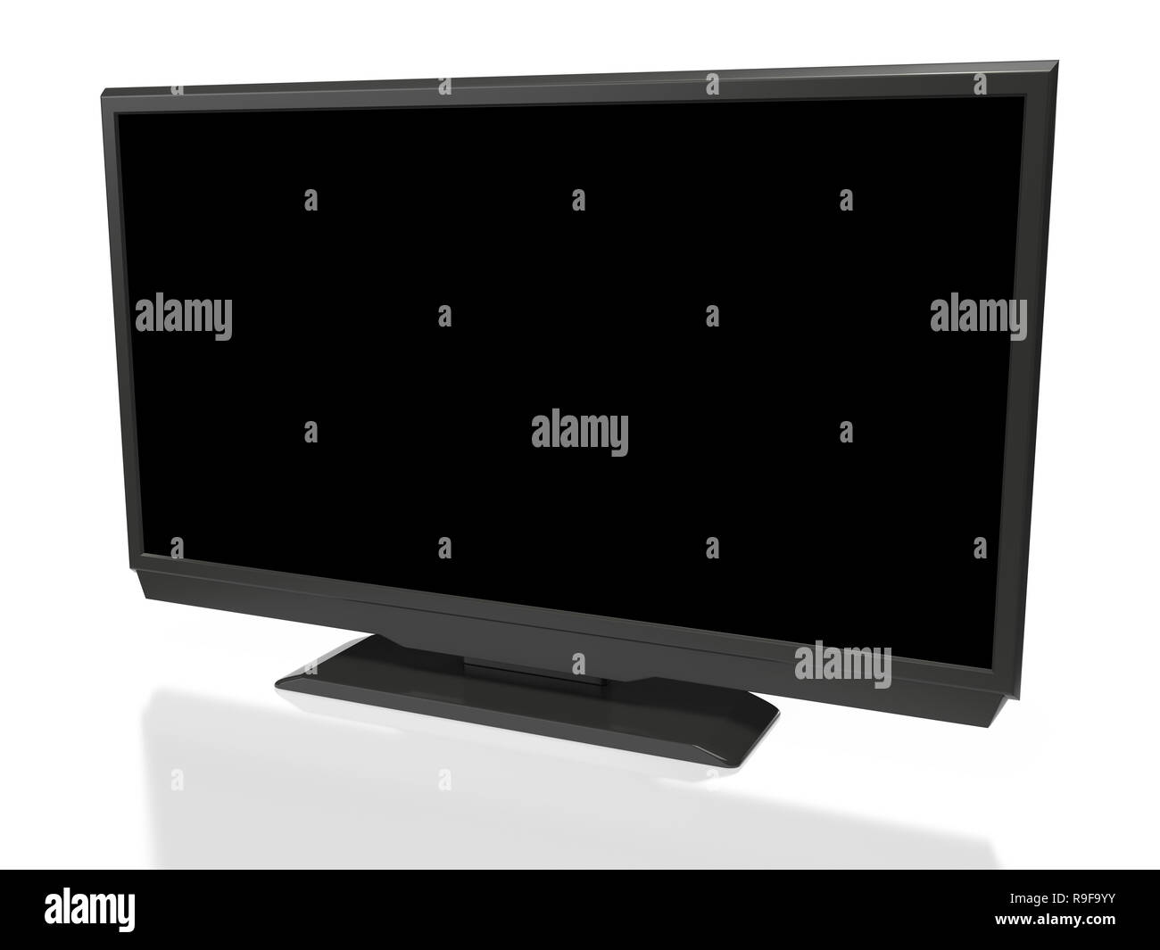 LED tv on white background. 3D rendering Stock Photo - Alamy