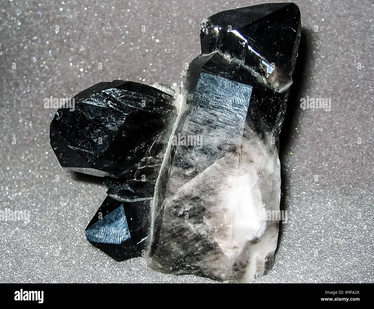 Crystals of minerals of rocks. The beauty of natural stones Stock Photo ...