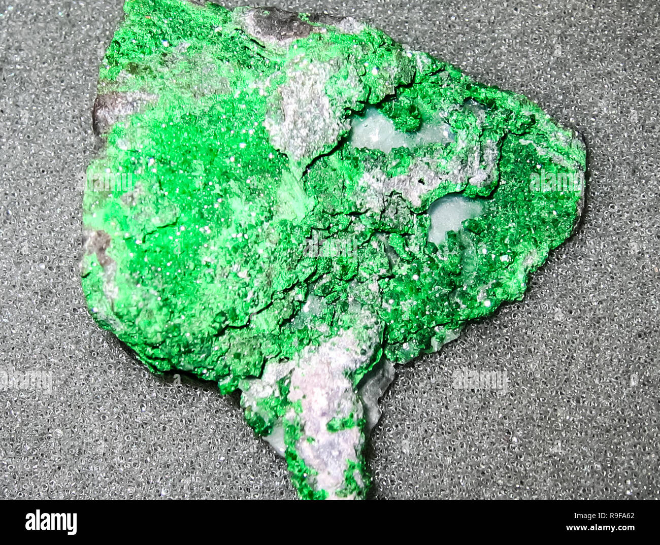 Crystals of minerals of rocks. The beauty of natural stones Stock Photo ...