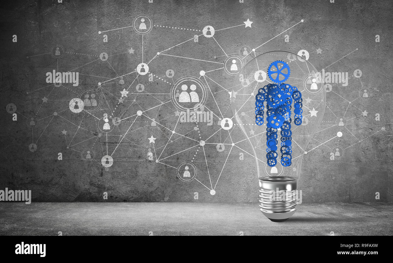 Concept of effective innovations for mankind Stock Photo - Alamy