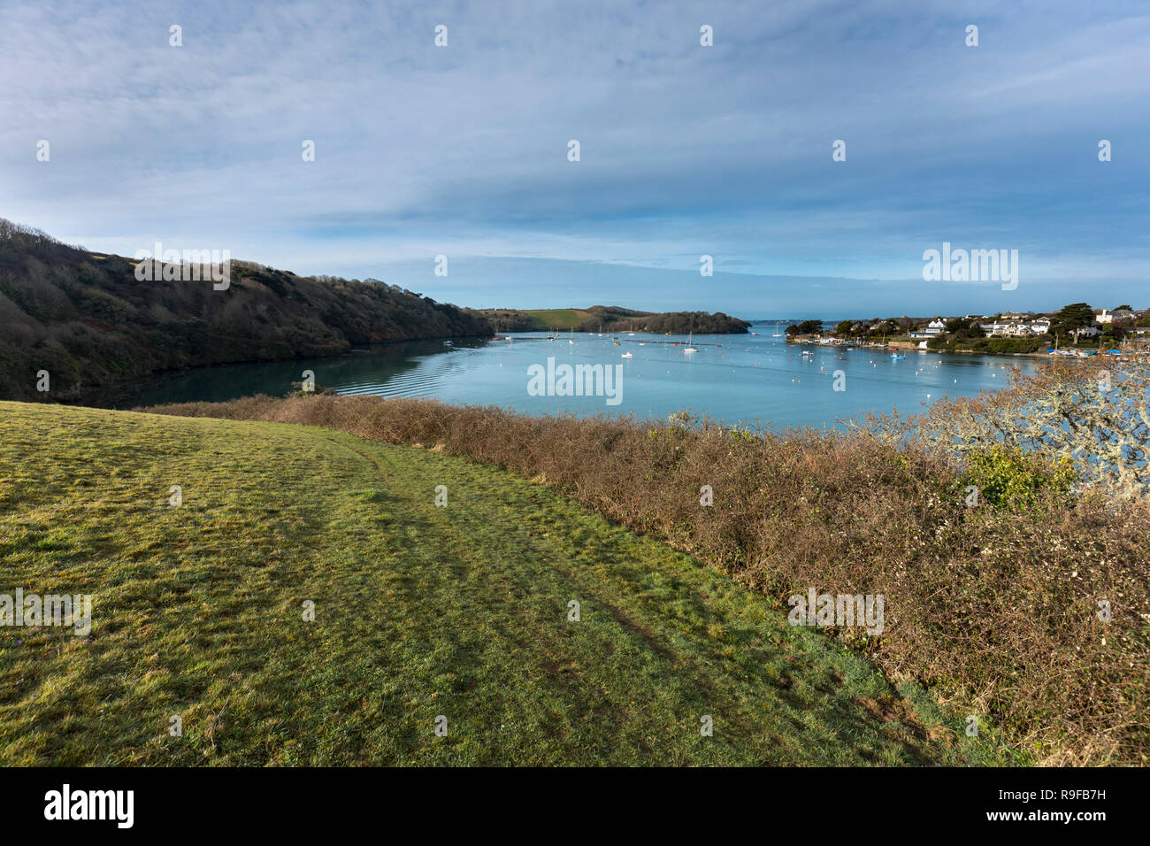 Percuil River; Looking Towards St Mawes; Cornwall; UK Stock Photo - Alamy