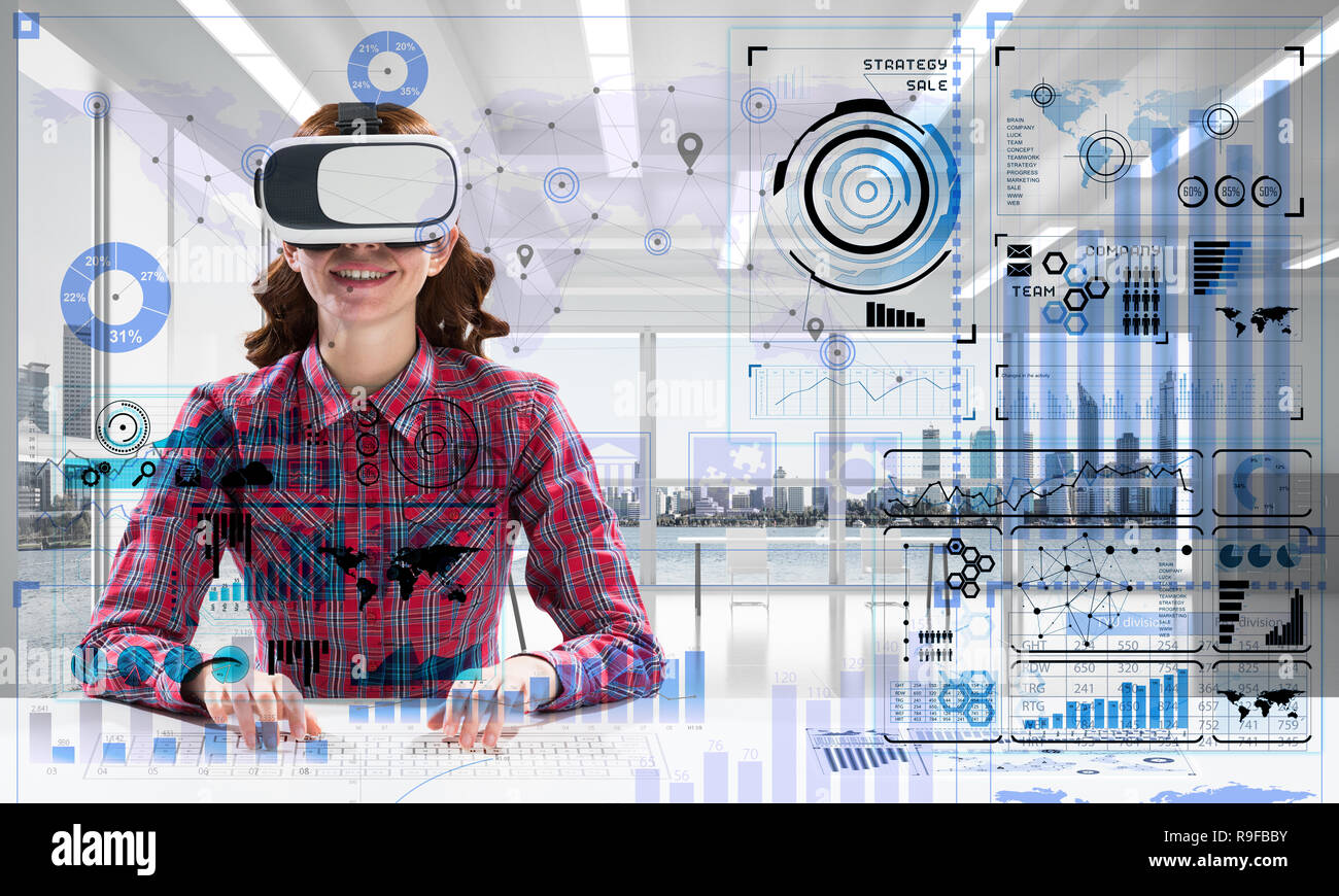 Using modern technologies Stock Photo - Alamy