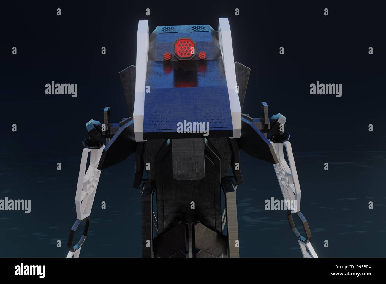 Generative robot - 3D Illustration Stock Photo - Alamy