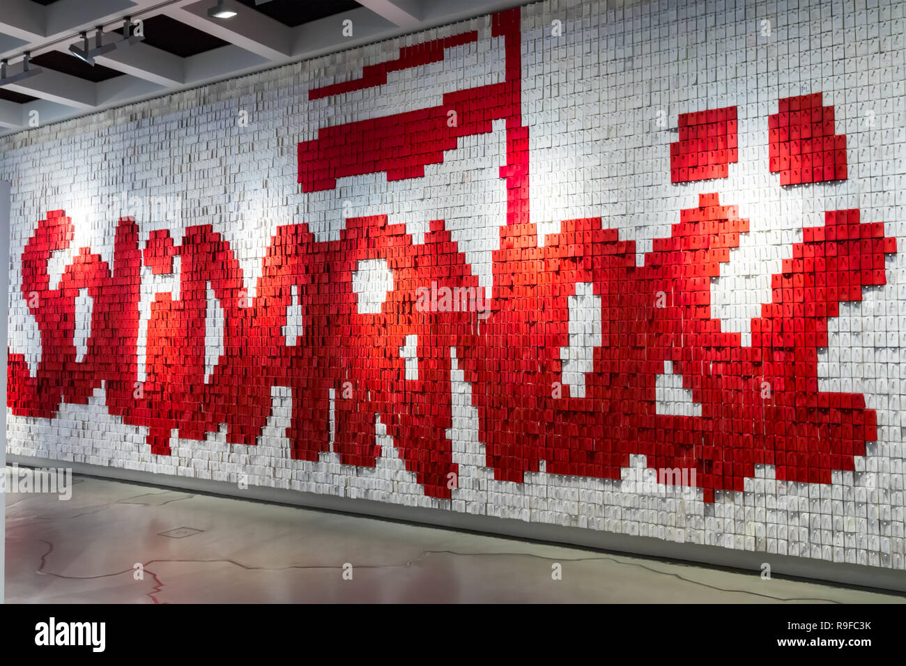 Gdansk, Poland - 27 February 2017: Iconic "Solidarność" inscription in ...