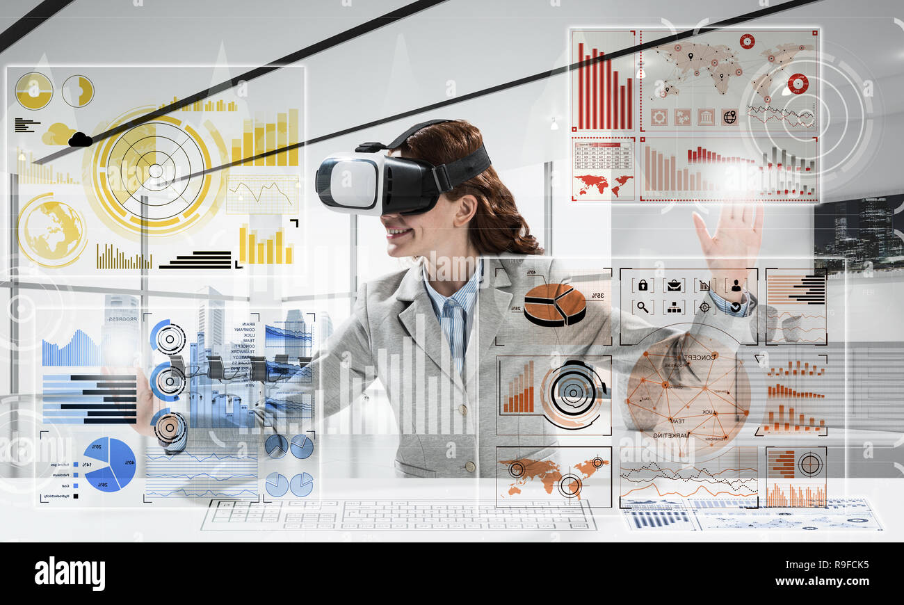 Using modern technologies Stock Photo - Alamy