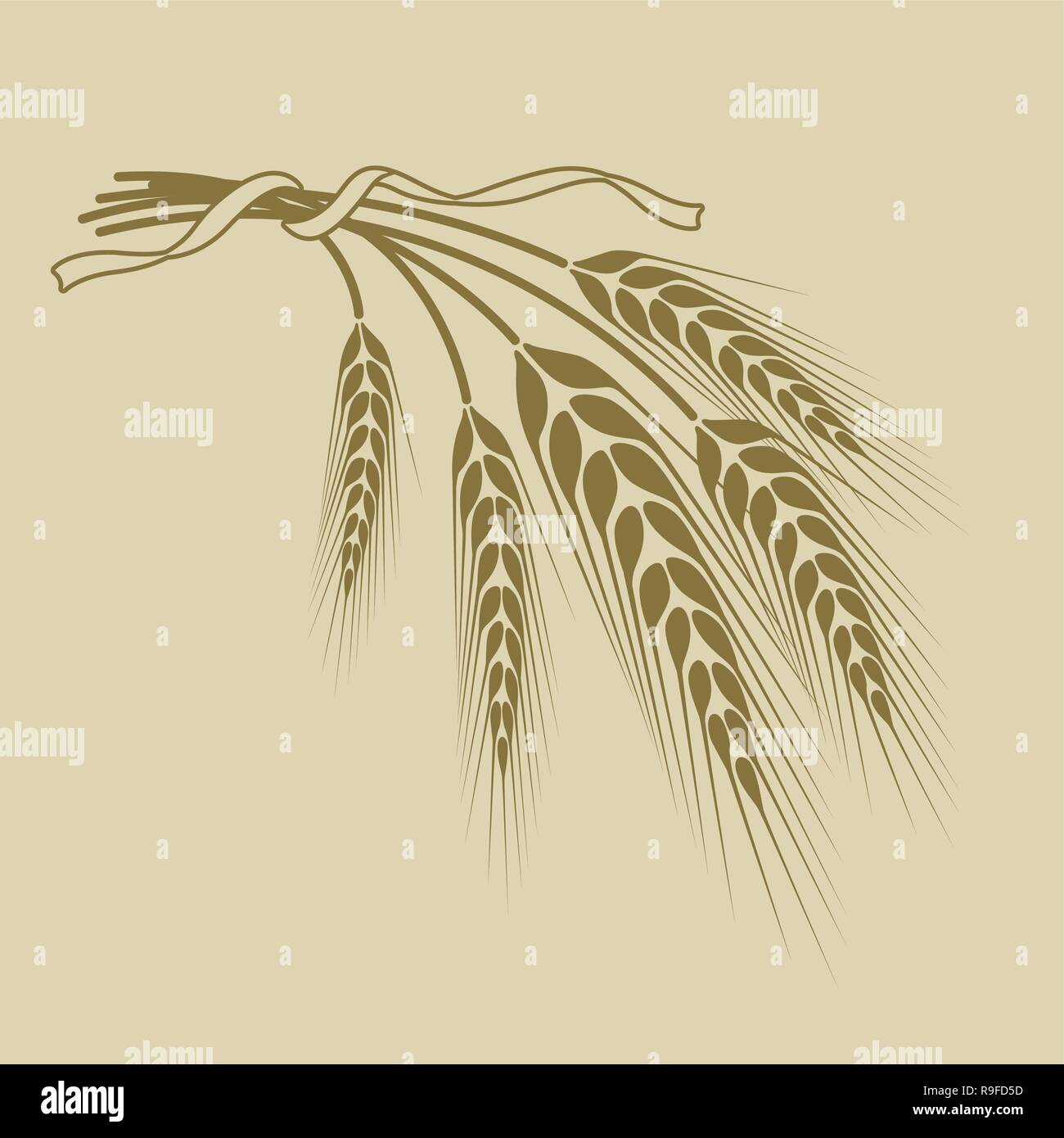 Wheat Grain Emblem Vector High Resolution Stock Photography and Images ...