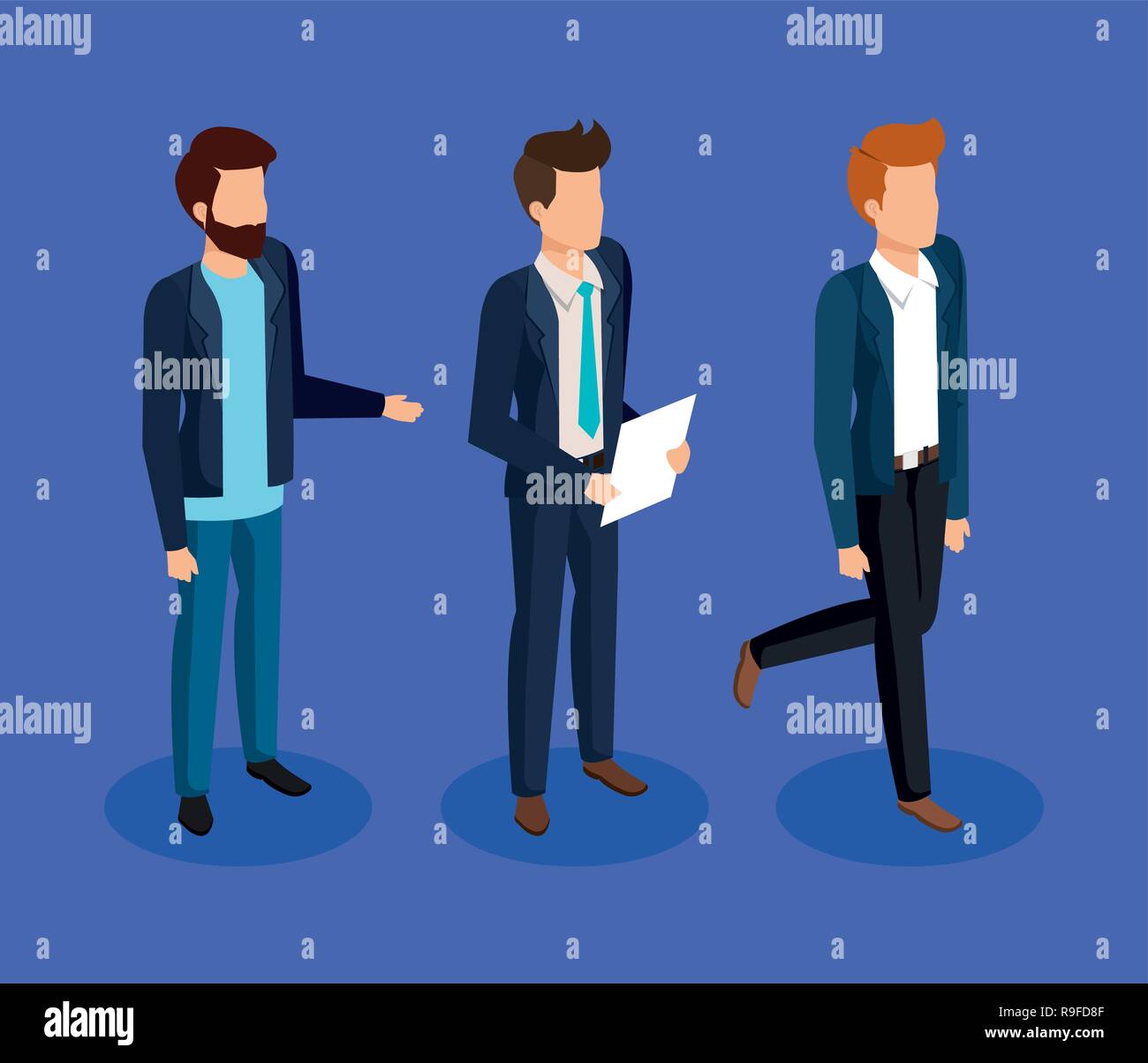 group of men avatars characters Stock Vector Image & Art - Alamy