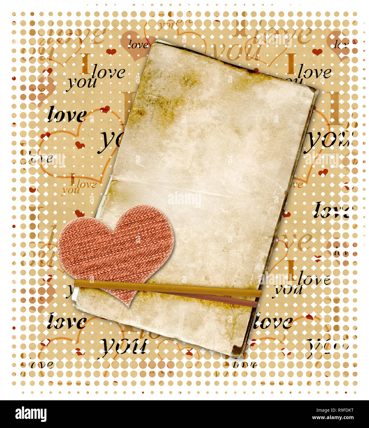 Square valentine background with red hearts Stock Photo - Alamy