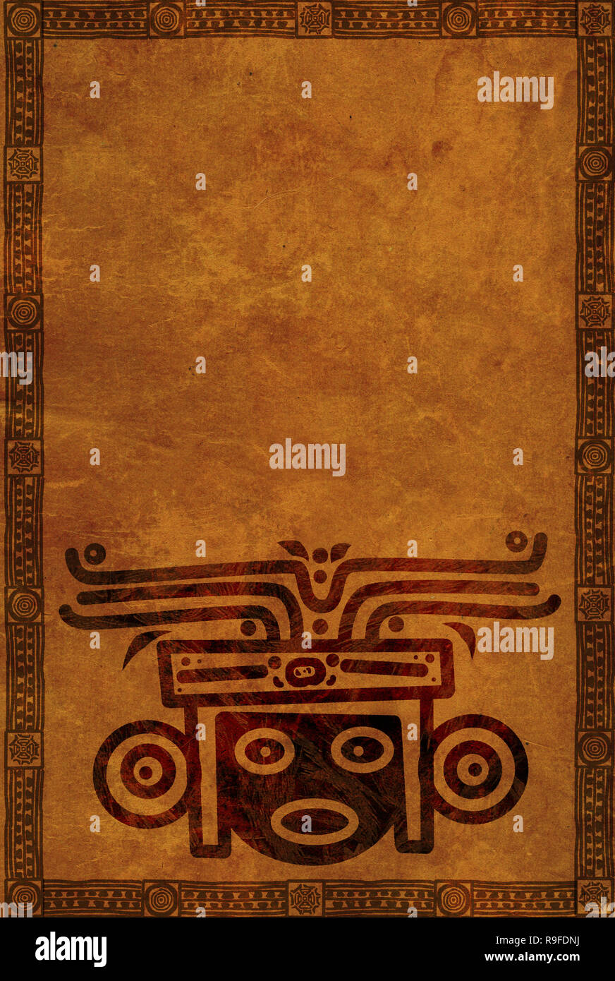 Background with American Indian national patterns Stock Photo - Alamy