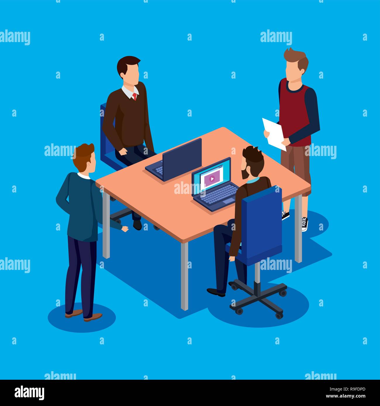Office avatars hi-res stock photography and images - Alamy