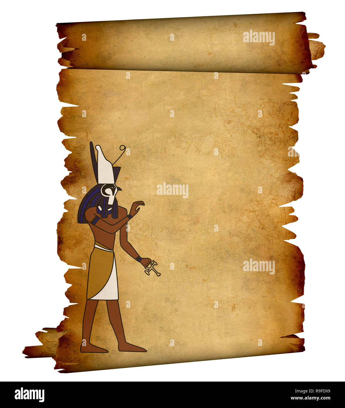 Horus god painting Cut Out Stock Images & Pictures - Alamy