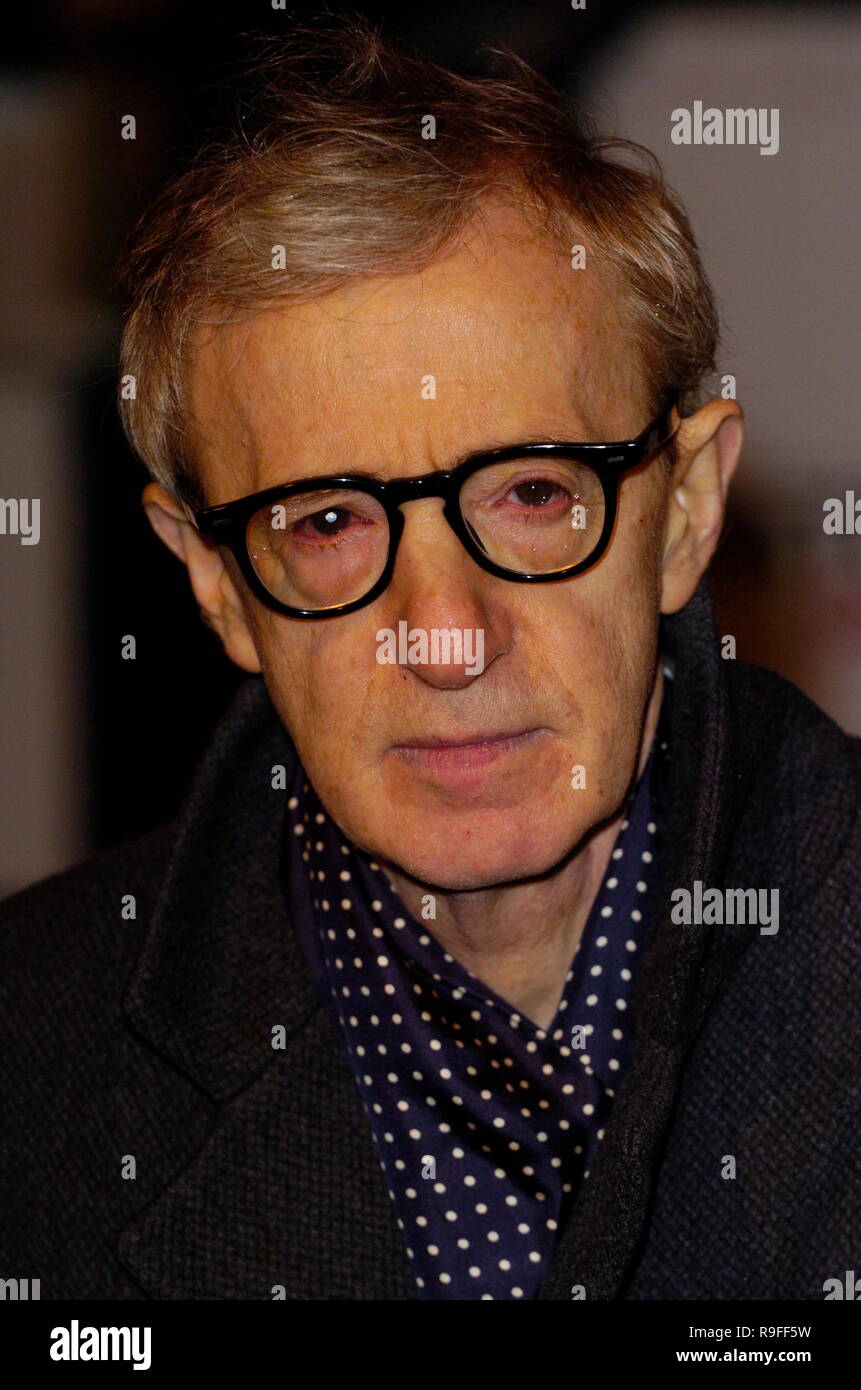 Woody Allen Film Director attends the red carpet Match Point UK Film ...