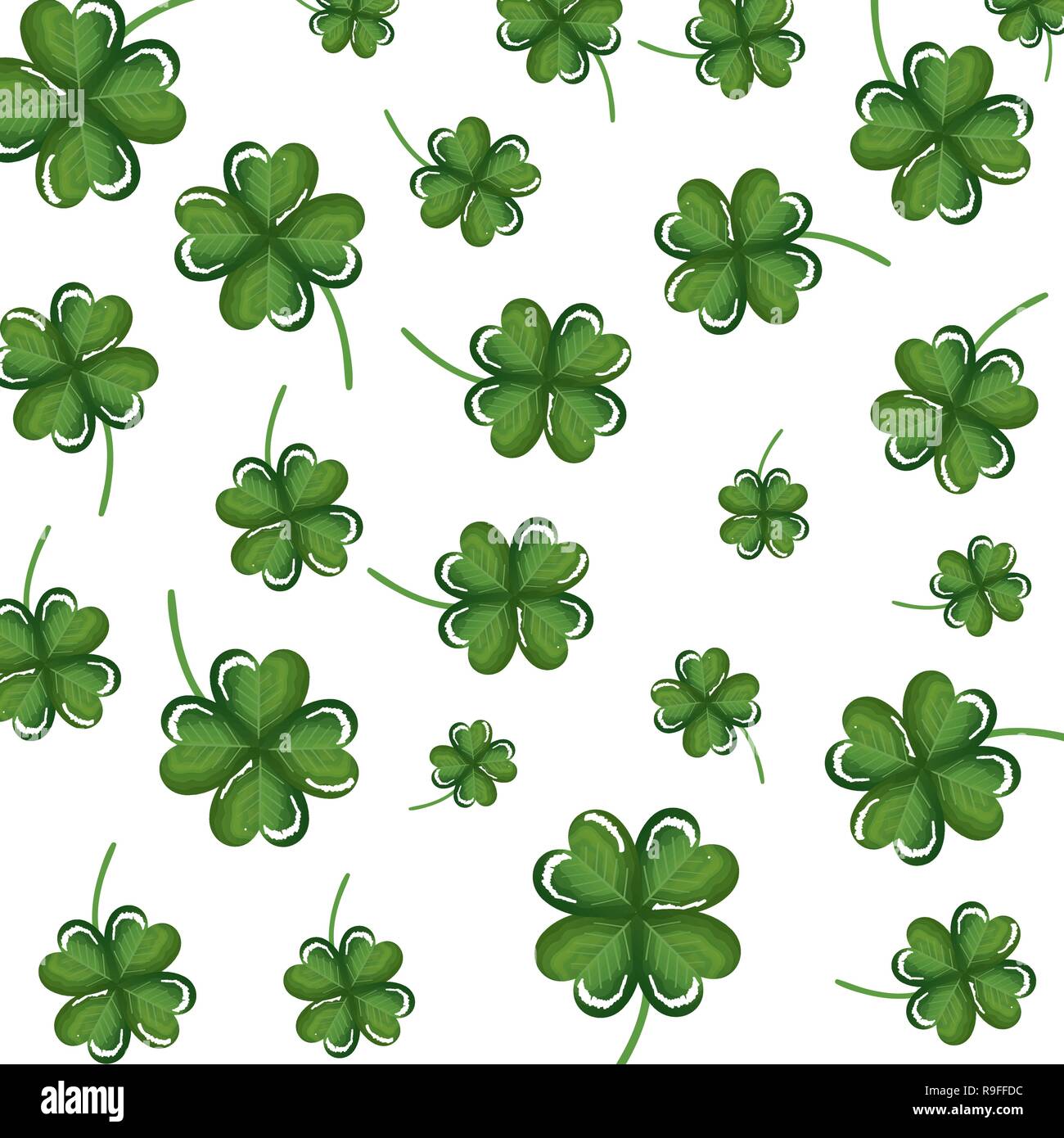 Leaf Clover Cloverleaf Leaf Plant Stock Vector Images - Alamy